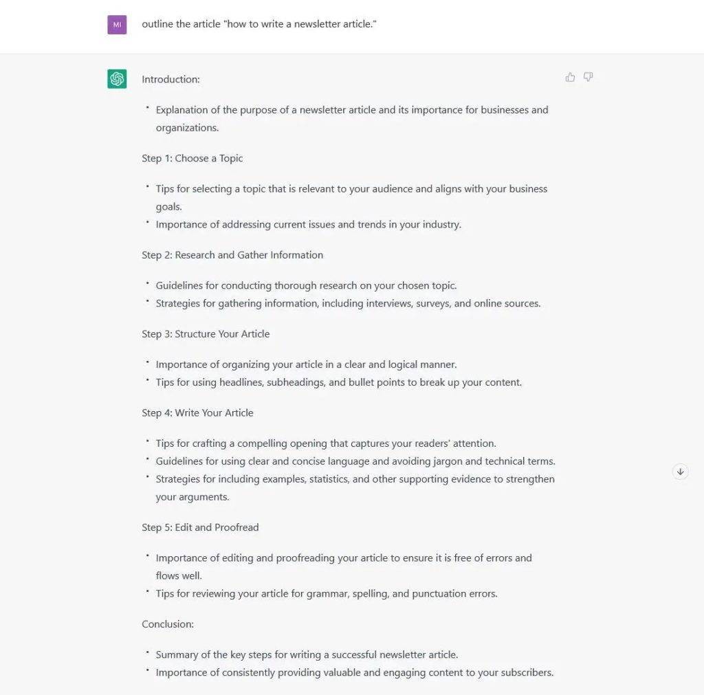 How to Write a Newsletter Article