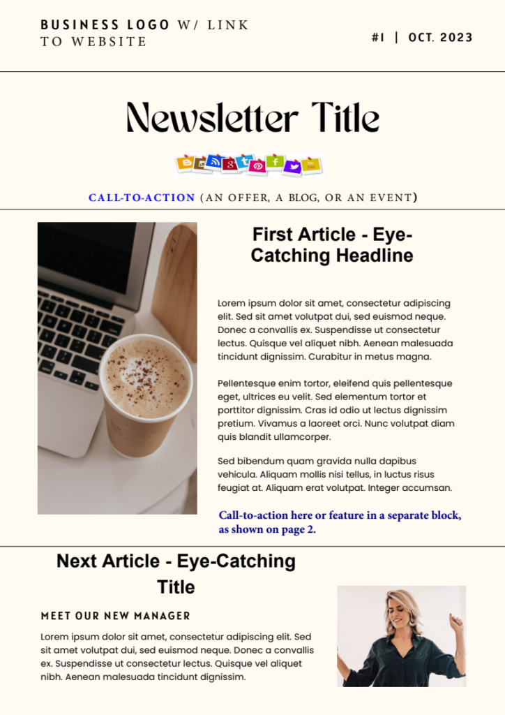 How to Create a Professional Email Newsletter